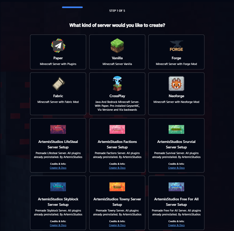 Setting up a Server | Tick Hosting Help