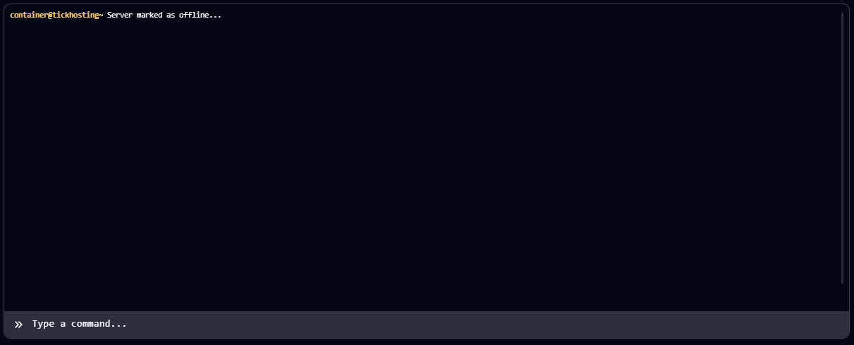 Learn how to use the console | Tick Hosting Help